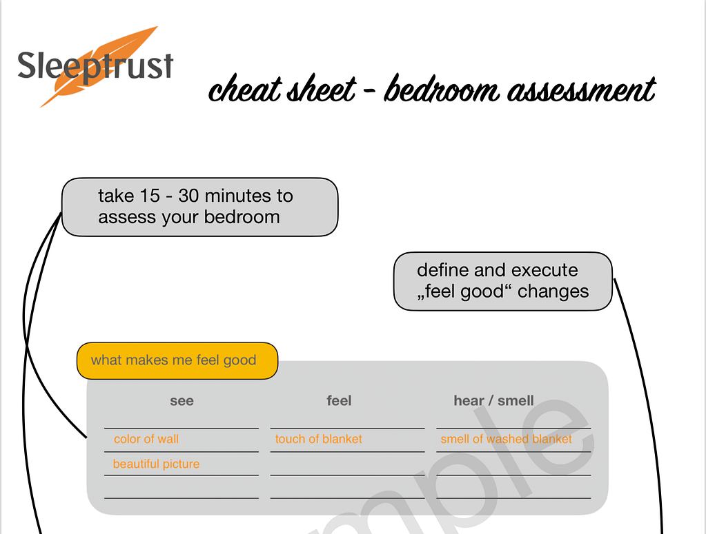 Bedroom Assessment - Sleeptrust